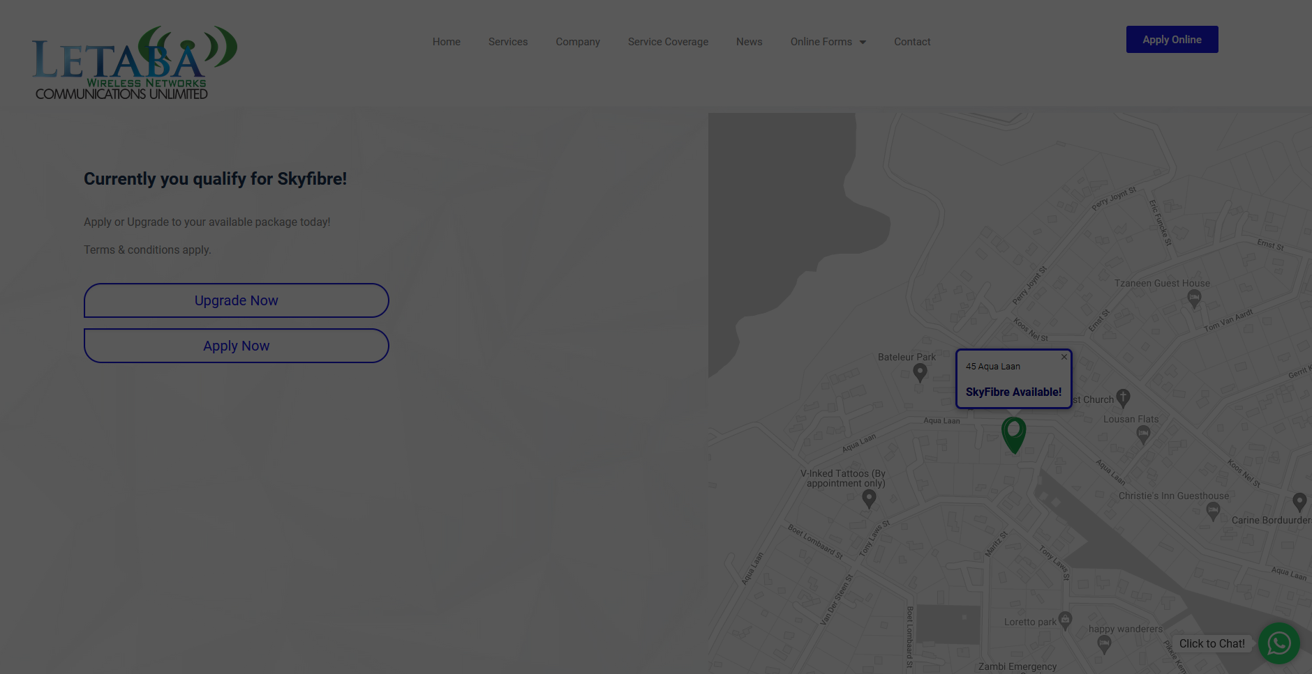 Letaba Wireless Internet - Web of Thrones